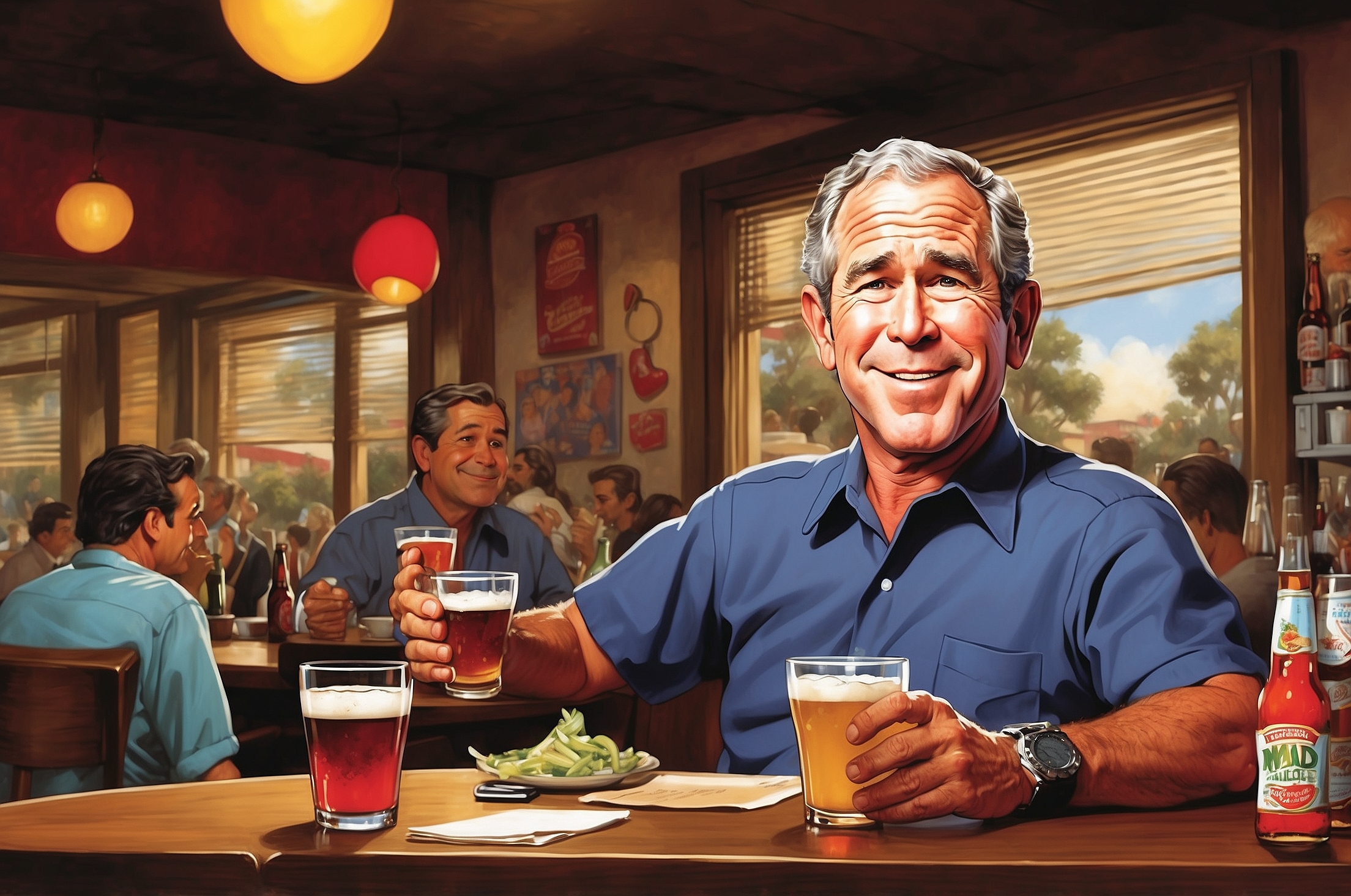 2000: George W. Bush Wins Debate After Drinking 14 Beers at Chili’s ...