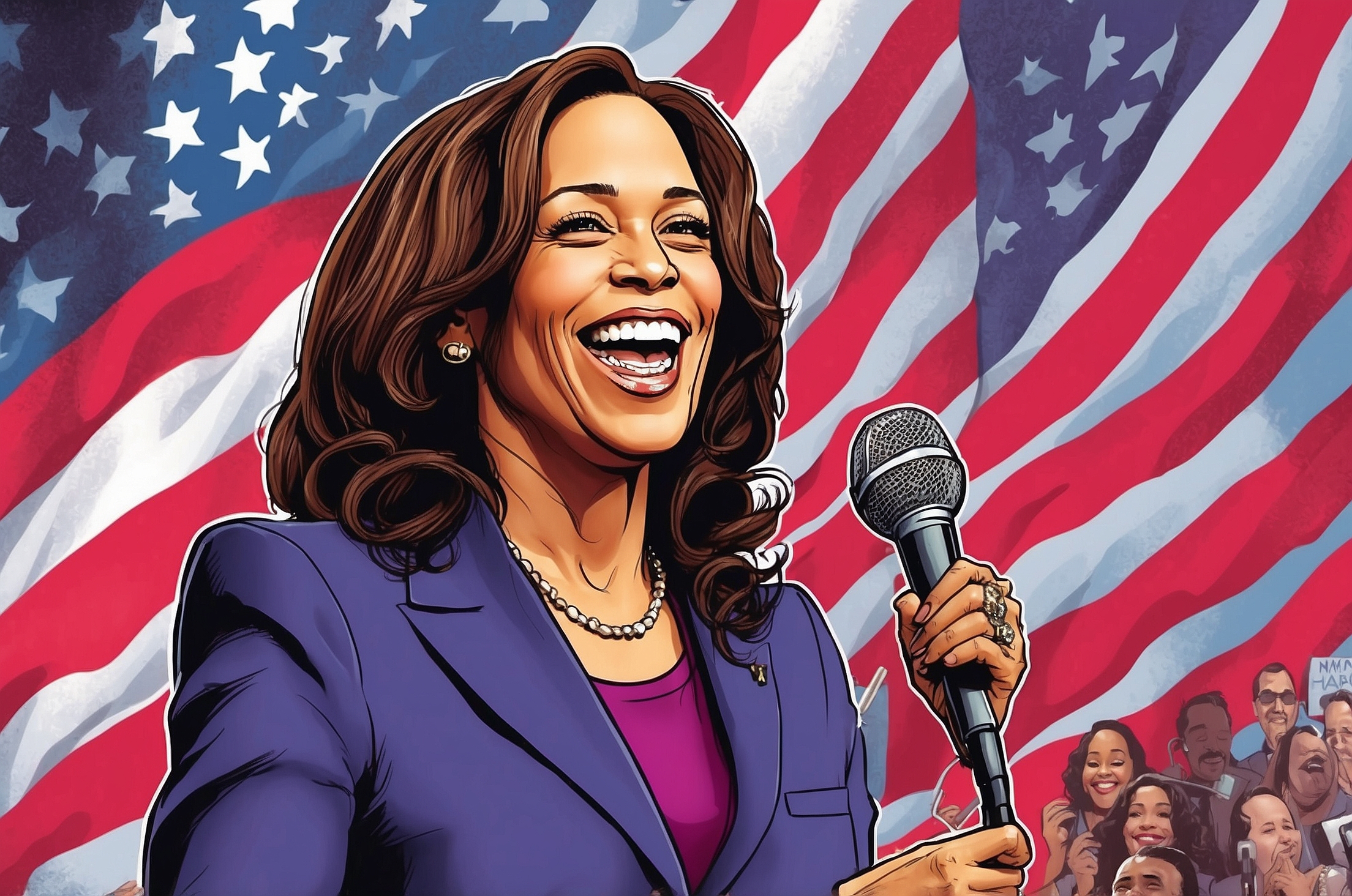 Kamala Harris Raises $80 Million After Laughing Into Microphone for ...
