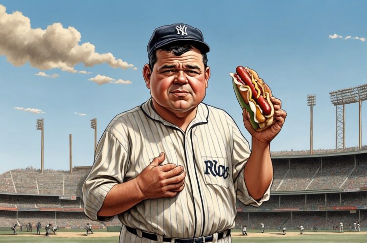 1927: Babe Ruth Eats a Hot Dog He Found in the Outfield – The Daily Skrape