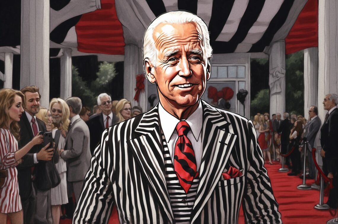 Joe Biden Mistaken for Beetlejuice at Red Carpet Premiere – The Daily ...