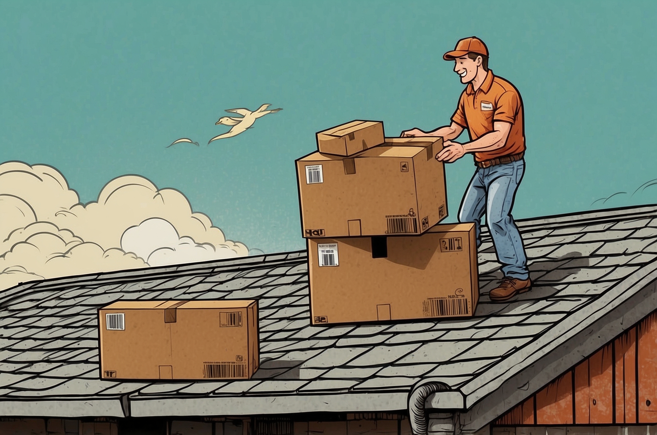 Amazon to Start Leaving Stuff on Roofs to Prevent Package Theft – The ...
