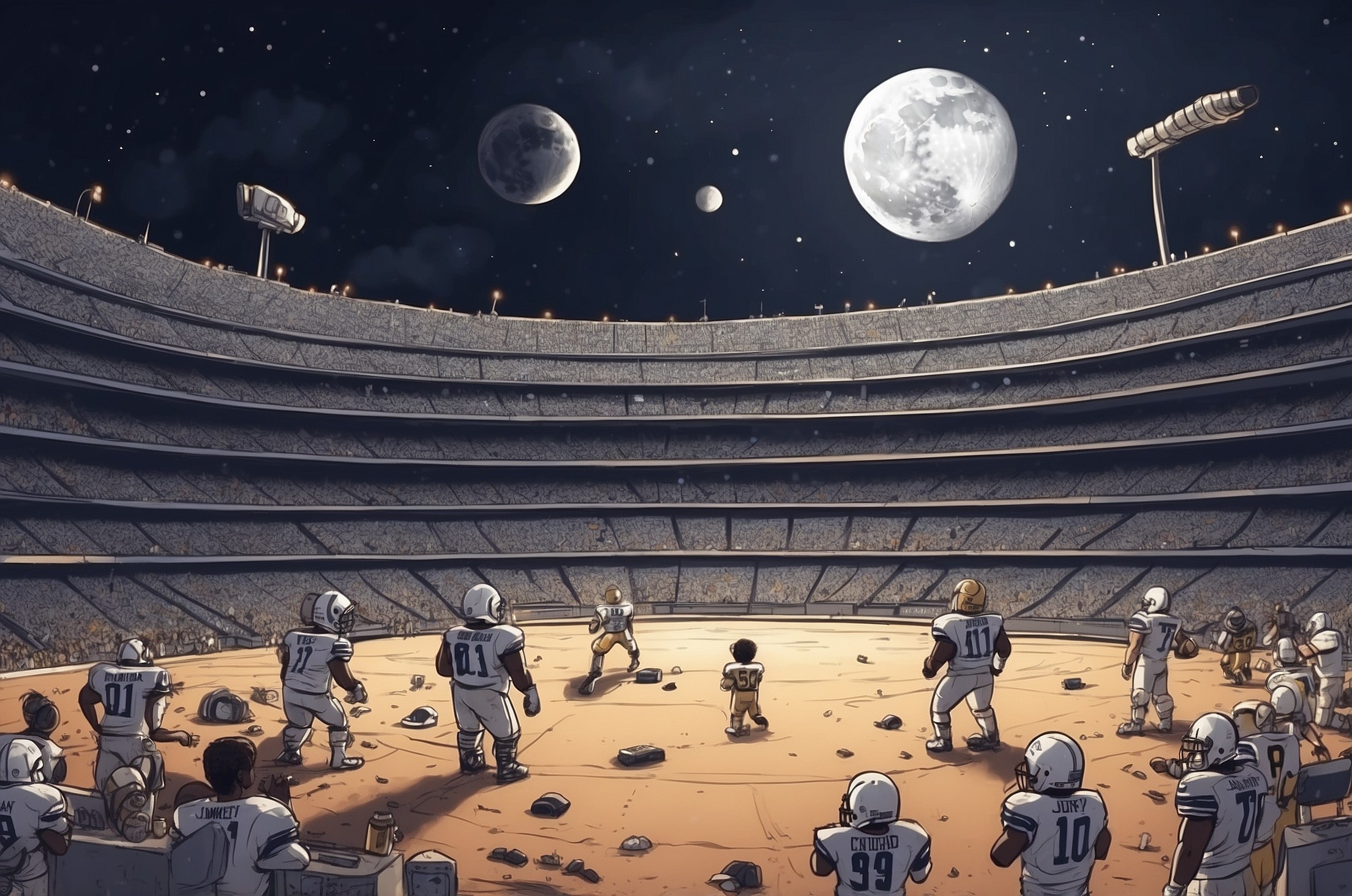NFL Announces First Game on the Moon Will Be Held Next Year – The Daily ...