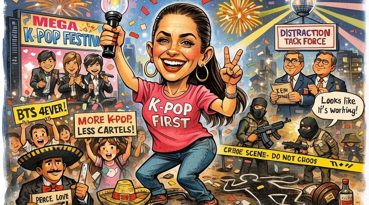 Mexican President Announces New ‘K-Pop First’ Strategy to Distract From ...